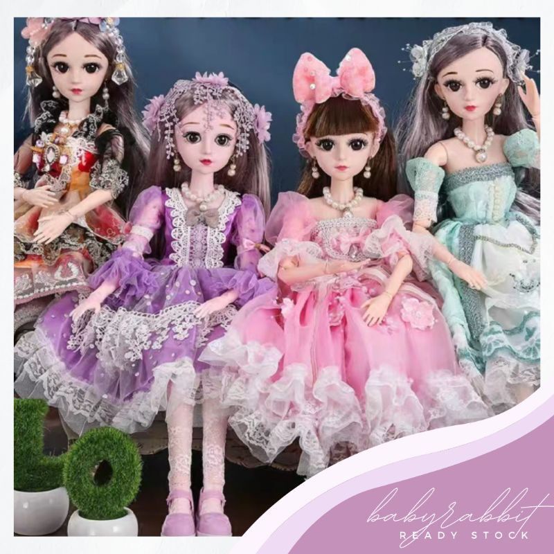 60cm Princess Doll Gift Set Girl's Toy Kid's Toy DIY Dress Up Doll 眨眼60 ...