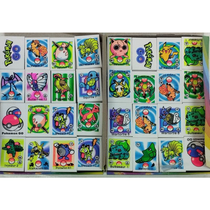 FANCY POKEMON ERASER 48PCS (1 BOX) | Shopee Malaysia