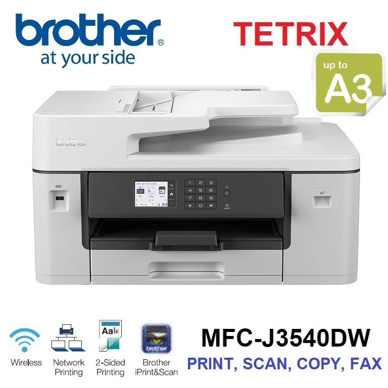 Brother MFC-J3540DW / MFC-J3940DW All In One With A3 Duplex Wifi ...