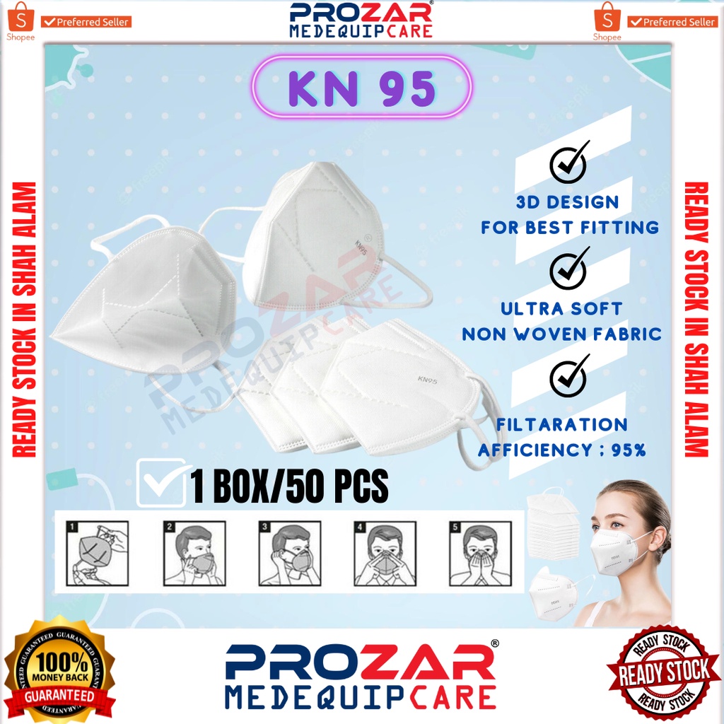 KN95 FOLDING MASK (DISPOSABLE) | Shopee Malaysia