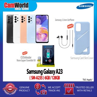 Samsung Galaxy A23 ( SM-A235 ) ( 6GB + 128GB ) With Cover , 3.5mm & CU ...