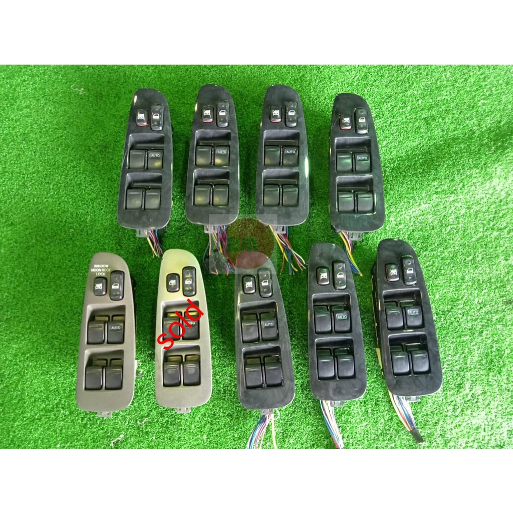 Toyota Estima ACR30 /MCR30 Power Window Main Switch JDM Used | Shopee ...
