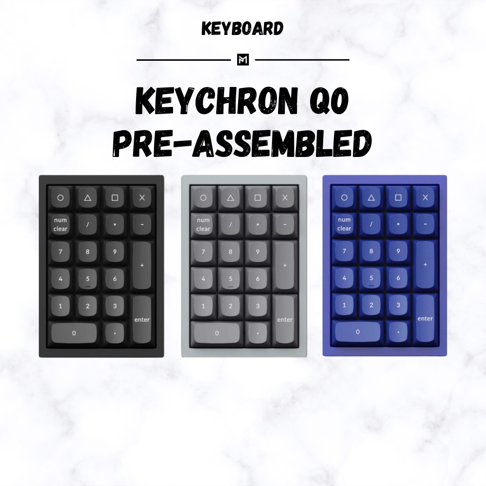 KEYCHRON Q0 | Pre-Built | Barebone | Mechanical Numpad | PCMOD x KEYMOD ...