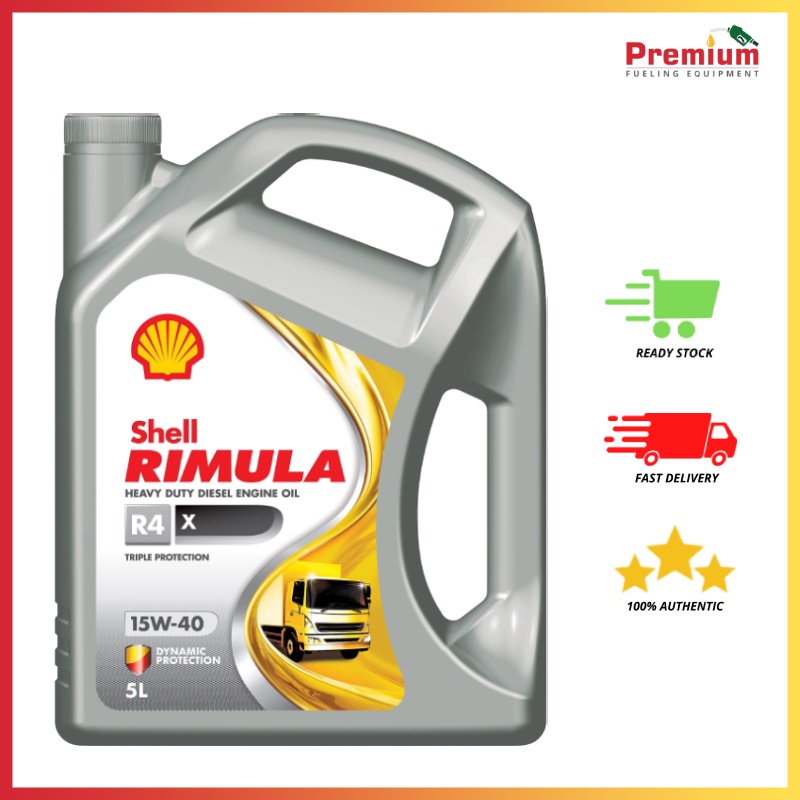 Shell Rimula R4X 15W-40 (5L) | Shopee Malaysia