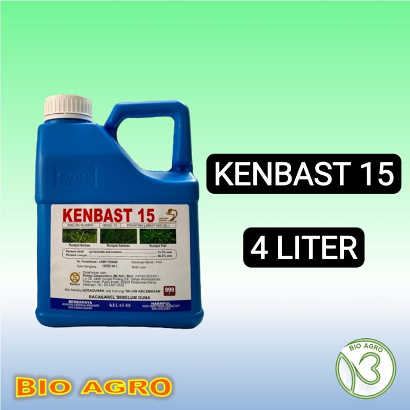 Kenbast 15 Racun Rumput /Glufosinate Ammonium/4Liter | Shopee Malaysia