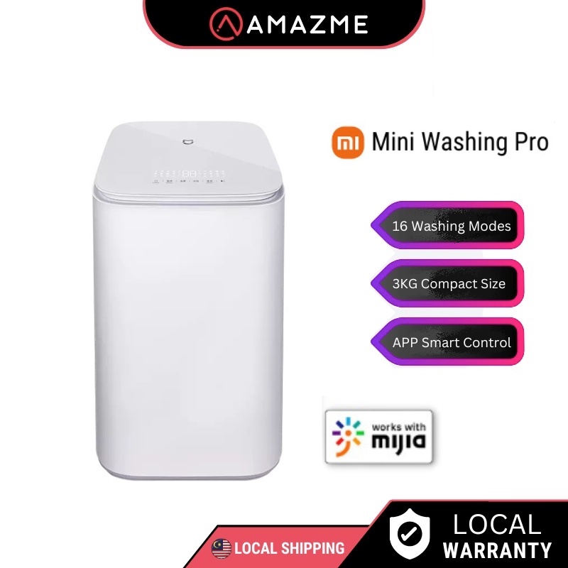 Xiaomi Mi Smart Mini Washing Machine Pro 3kg Pulsator Washing 99.9% ...