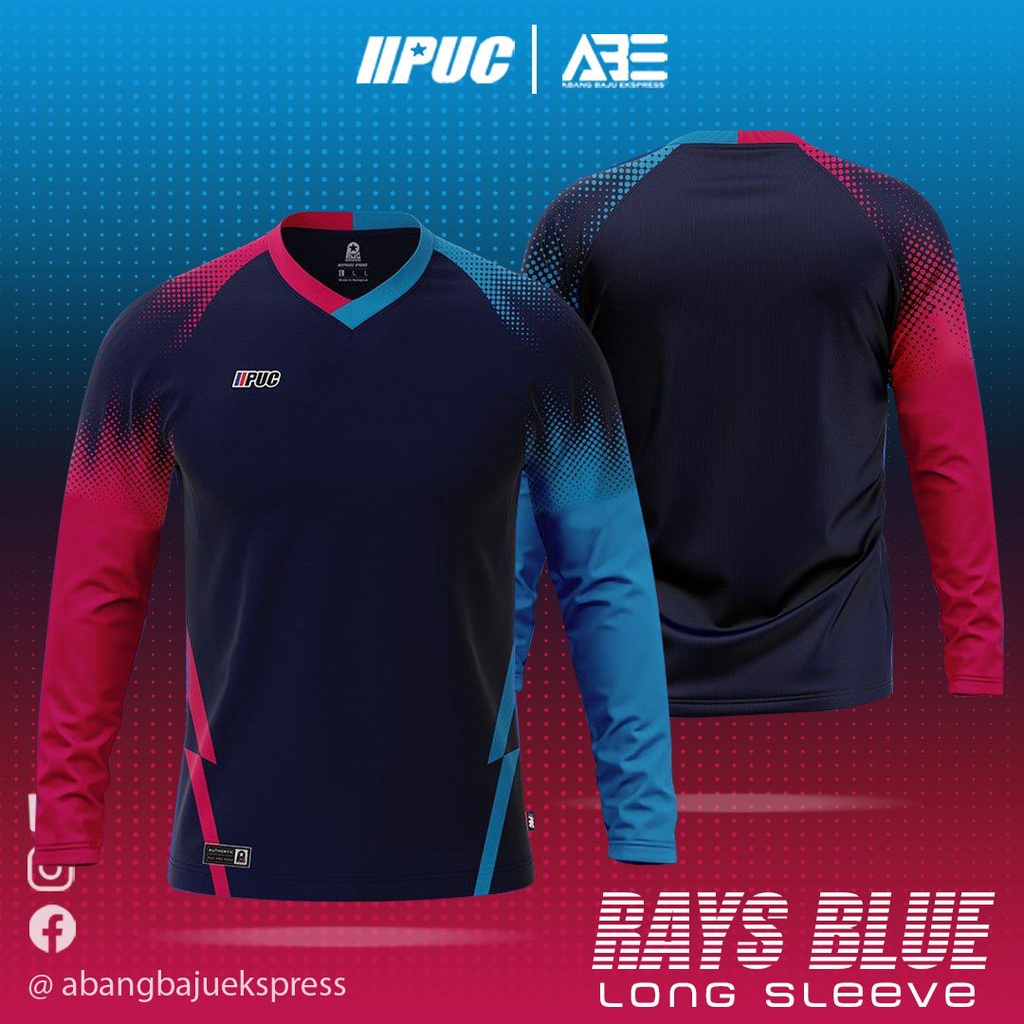 JERSEY PUC SPORT DESIGN RAYS BLUE LS- TEAM /INDIVIDUAL /NEW DESIGN FOR ...