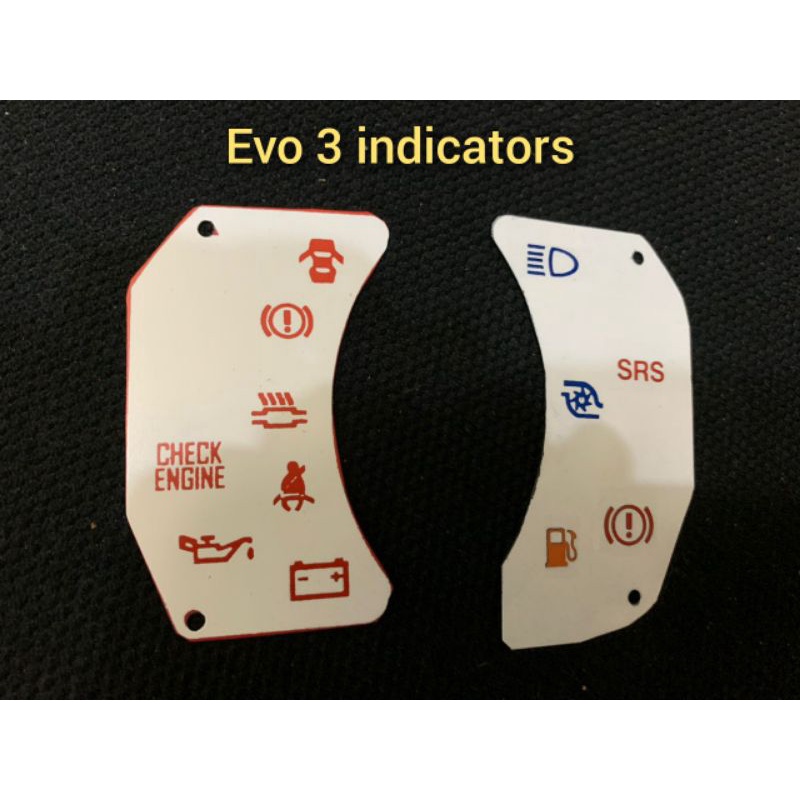 Mitsubishi Evo 3 side indicators face plate - papan meter | Shopee Malaysia