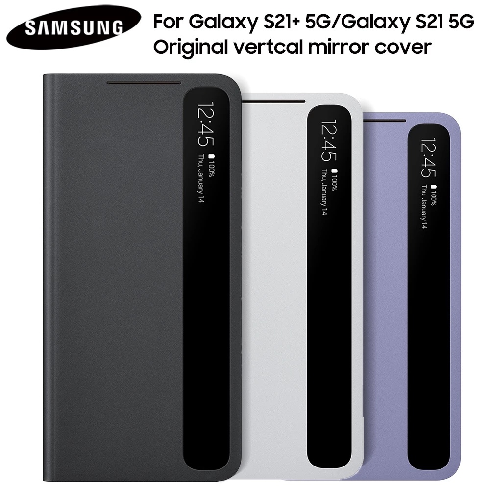 Original Samsung S21 Ultra Smart View Flip Mirror Case For Galaxy S21 ...