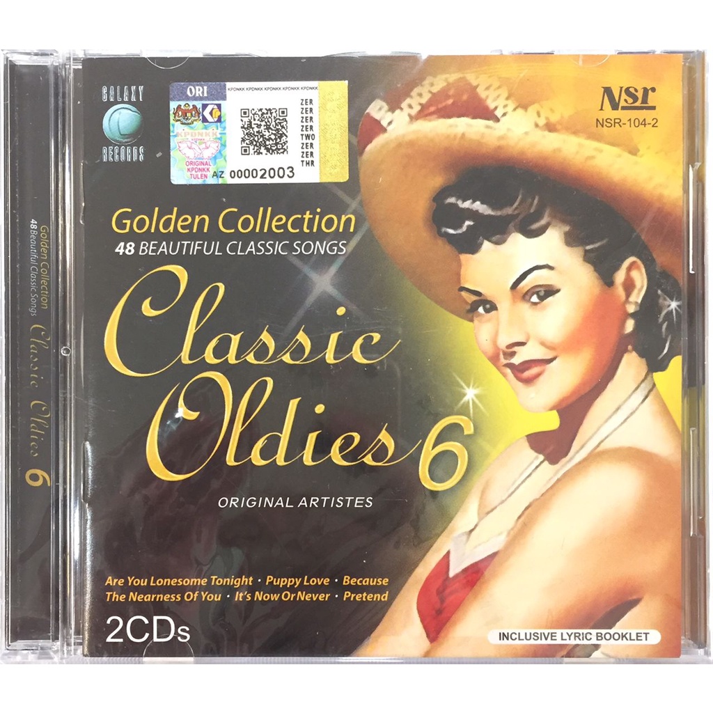 English CD Golden Collection 48 Beautiful Classic Songs Classic Oldies ...
