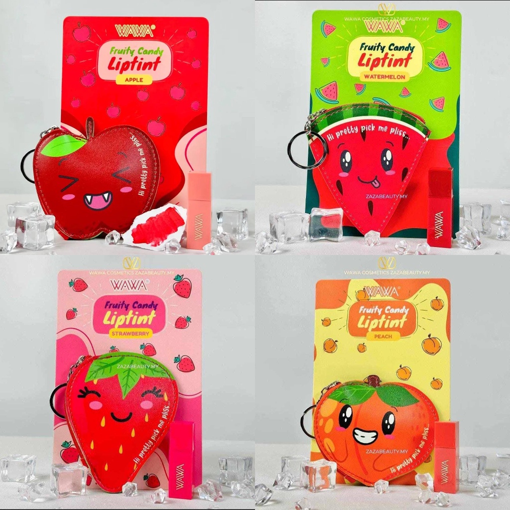 Wawa Liptint New Edition / Wawa Zainal Fruit Candy Lip Tint Edisi Baru ...