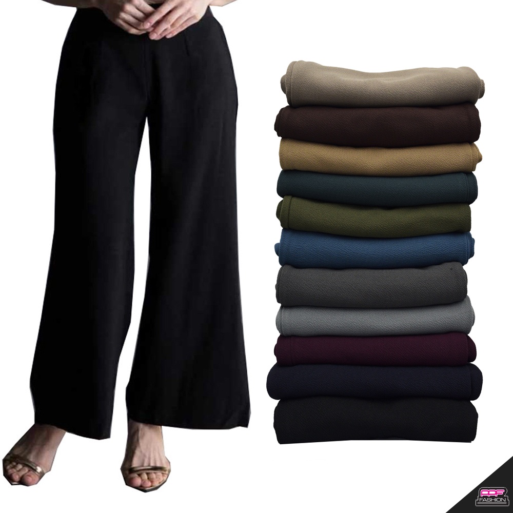 PPF 888/02 Hot Selling Long Pant Seluar Palazo Seluar Labuh Kosong ...