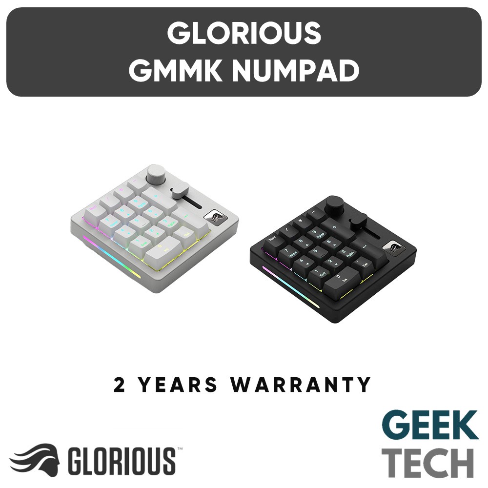 GLORIOUS GMMK Numpad Premium Wireless Macro Pad - Pre-Built Lubed ...