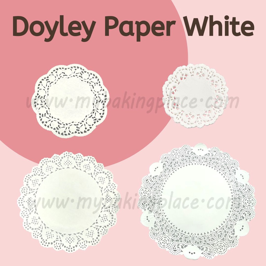 Dolly Paper White Paper Food Paper Kuih Bakar Kertas Minyak Doily Paper ...
