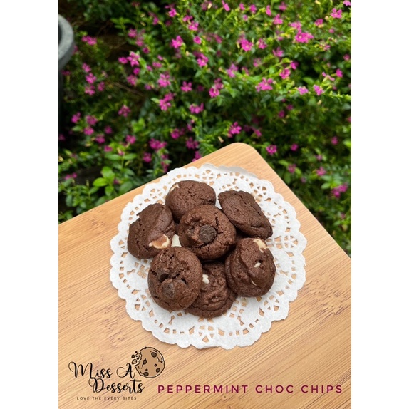 Miss A Desserts Original Chocolate Chips Cookies | Peppermint Chocolate ...