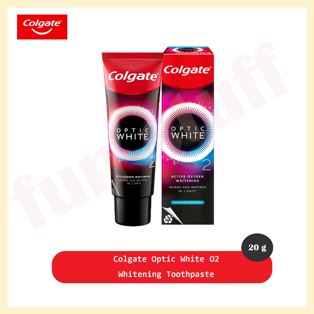 COLGATE Optic White O2 Oxygen Whitening Toothpaste (20g) | Shopee Malaysia
