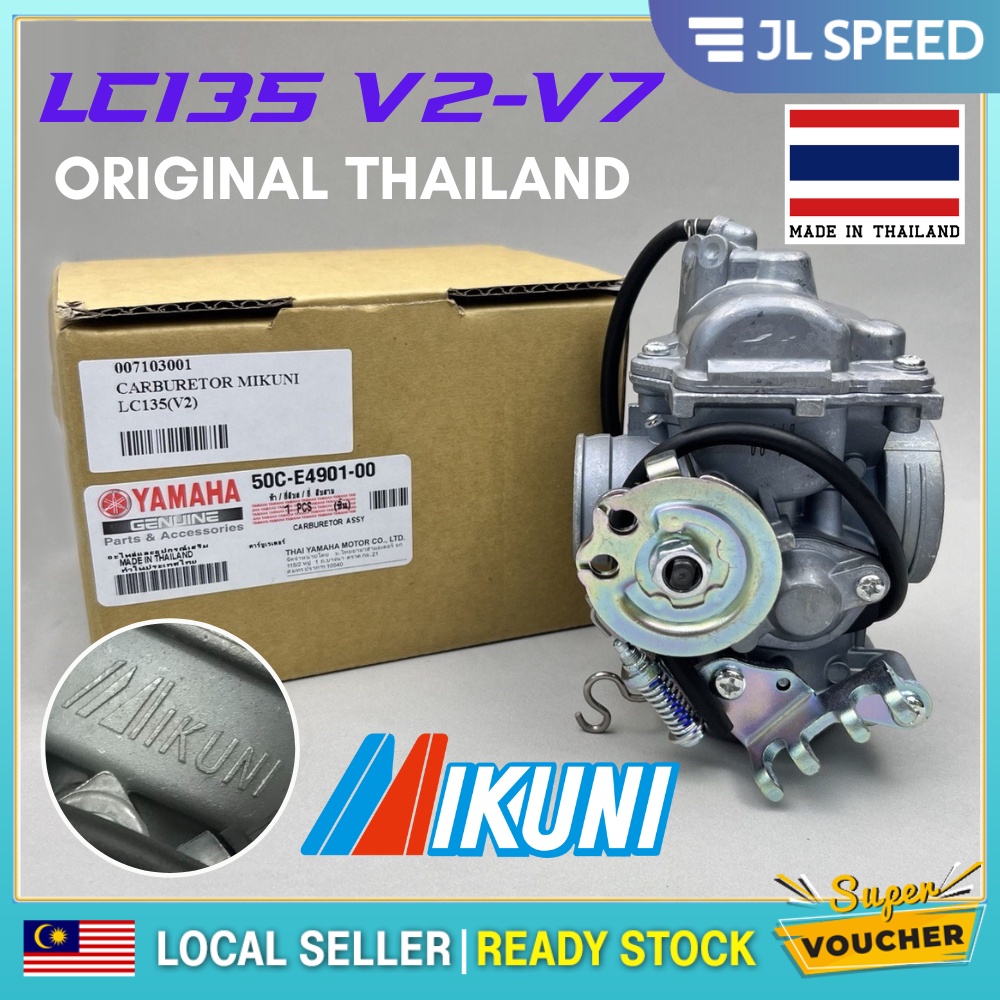 YAMAHA LC135 V2 V3 V4 V5 V6 V7 CARBURETOR MIKUNI KARB CARB ASSY LC 135 NEW ORIGINAL THAILAND ...