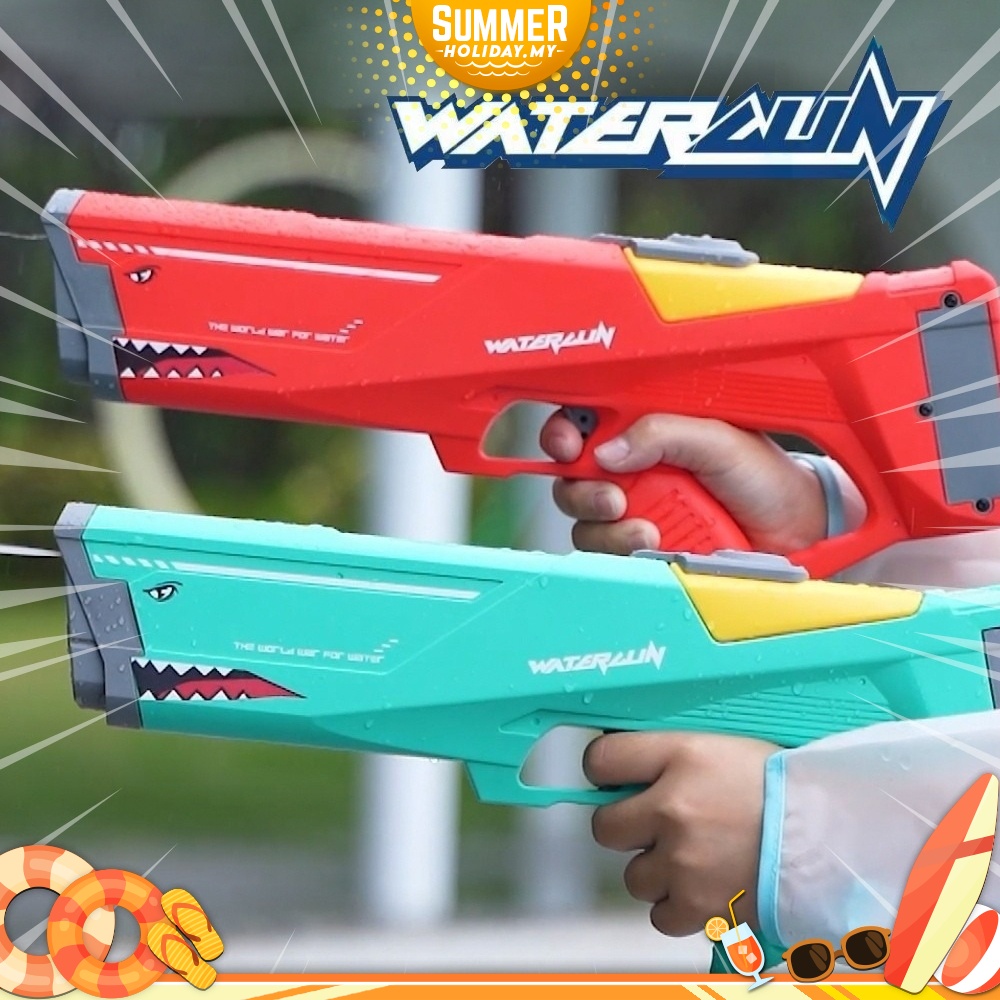 Electronic Shark Electric Rechargeable Water Gun Long Distance Shooting ...