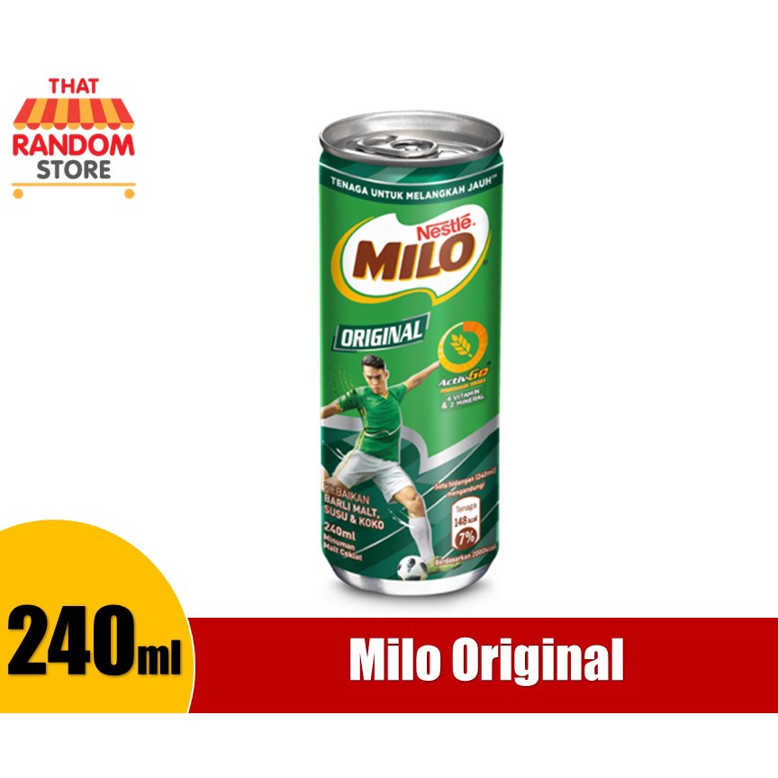 Nestle Milo Original Can (240ml) | Shopee Malaysia