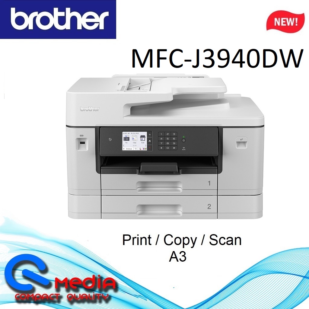 Brother MFC-J3940DW A3 All In One Wireless Colour Inkjet Printer | Auto ...