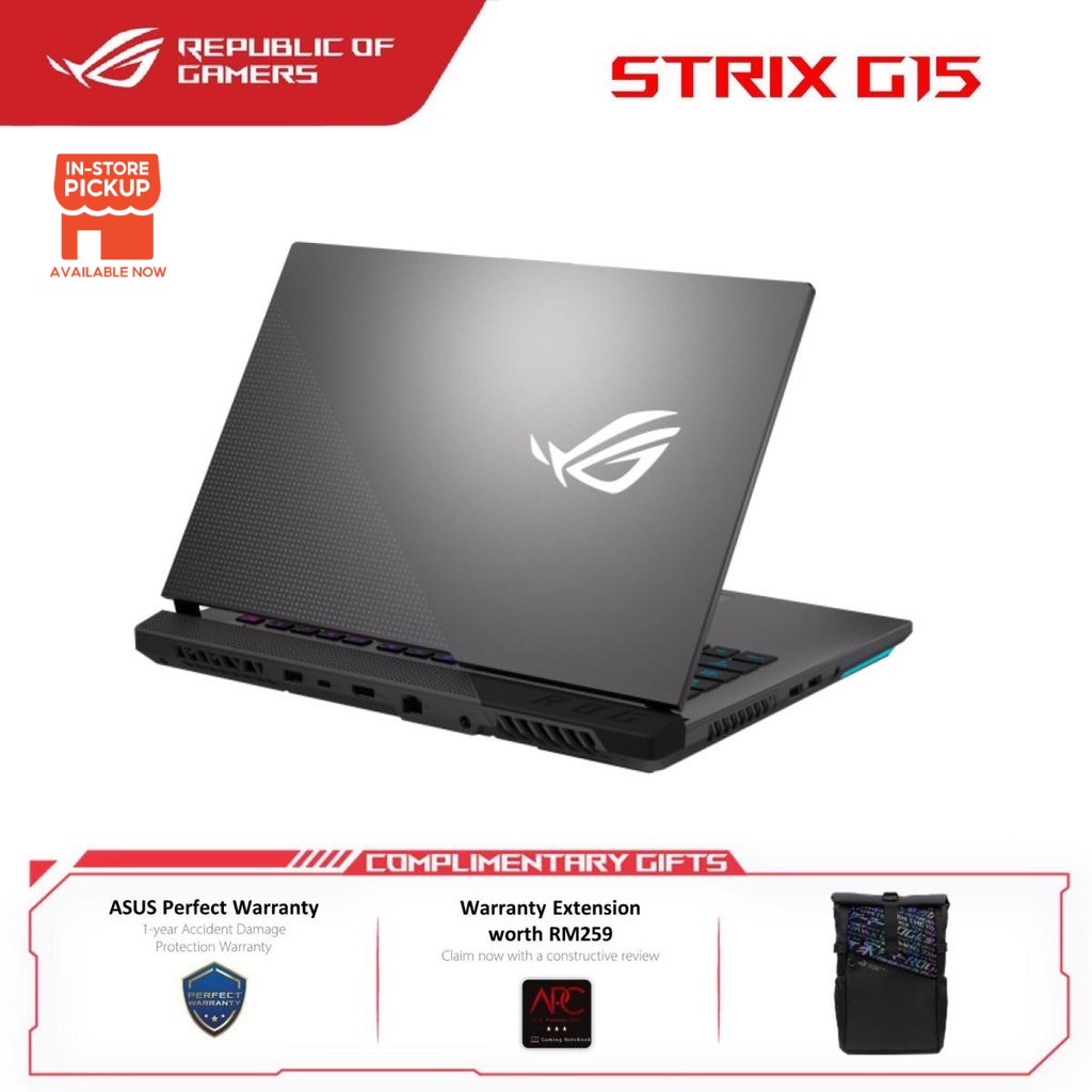 Asus Rog Strix G15 G513I-EHN051W R7-4800H/ 8GB 3200MHZ/ 512GB SSD ...