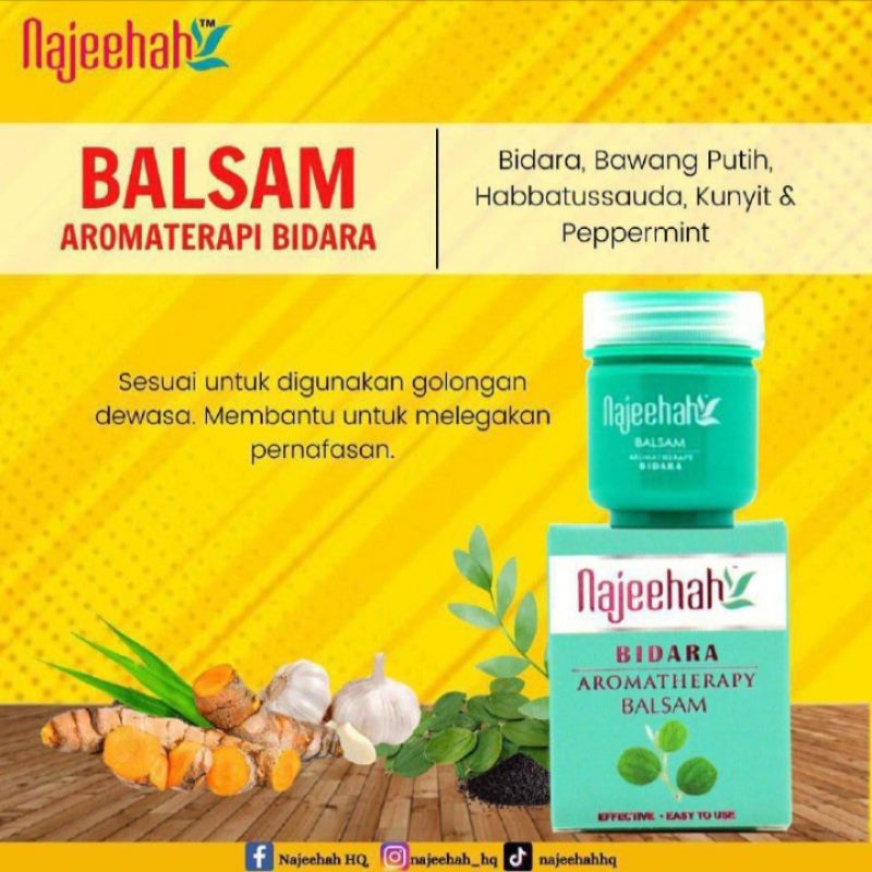 Balsam Aromaterapi Najeehah | Shopee Malaysia