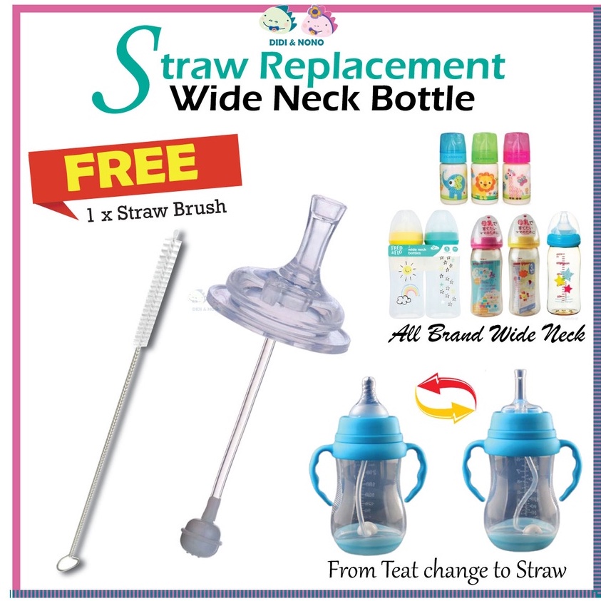 Learning minum air Straw Replacement 360 for Standard Bottle or Wide ...