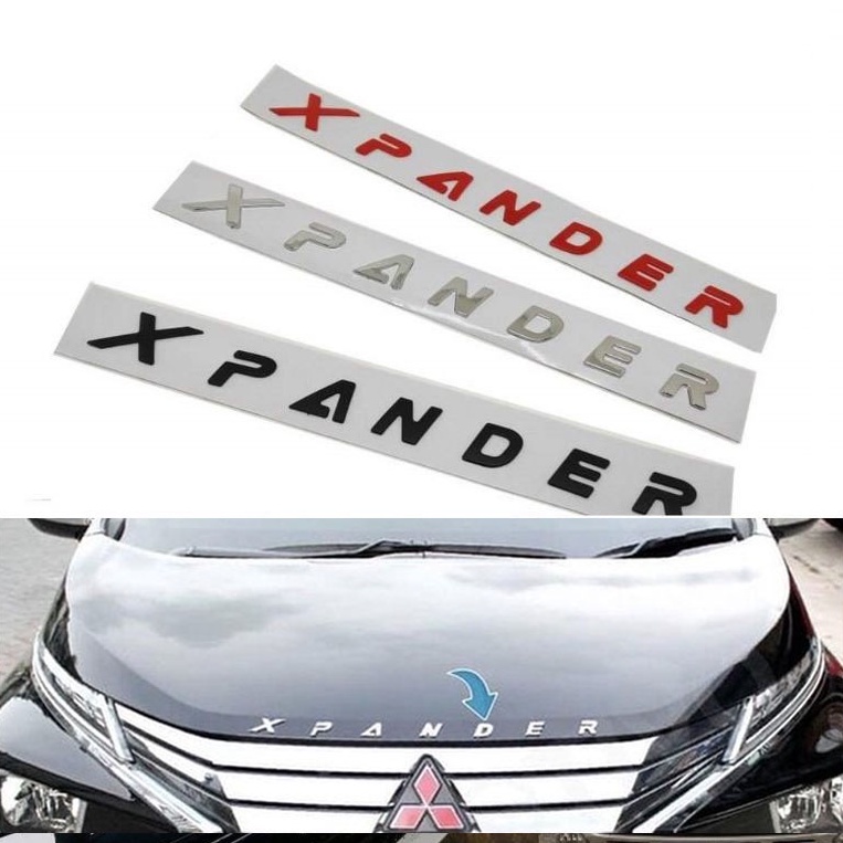 Emblem Mitsubishi Xpander Logo Bonet logo Wording Car Accessories ...