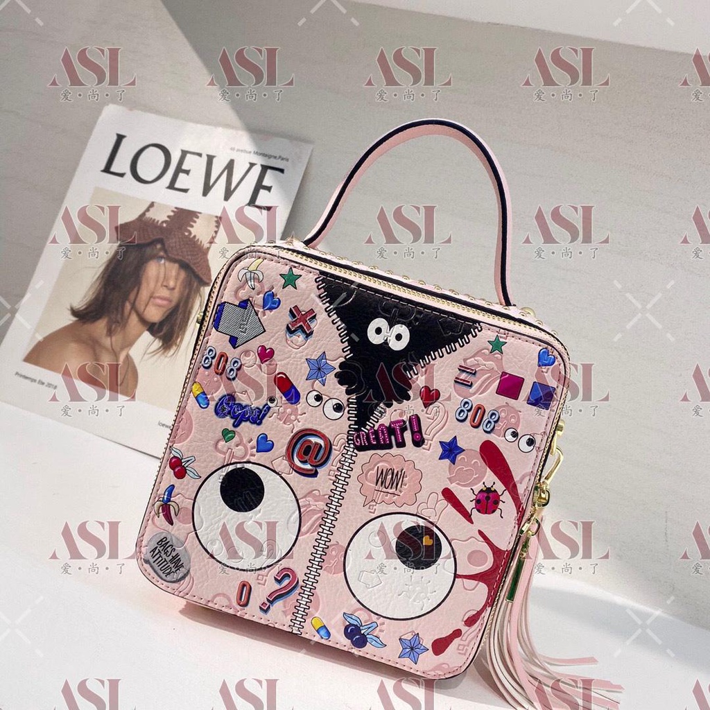 ASL Eye Theme Pink Bucket Bag | Shopee Malaysia