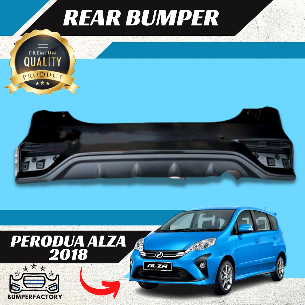 PERODUA ALZA 2018 NEW MODEL REAR BELAKANG BUMPER REFLECTOR FASTLINK ...