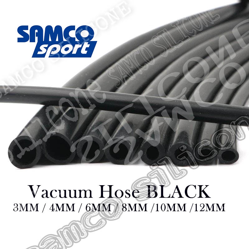 SAMCO Sport Silicone Hose Vacuum Hose Black Silikon hos Angin hose Hitam wiper 3mm 4mm 6mm 8mm ...
