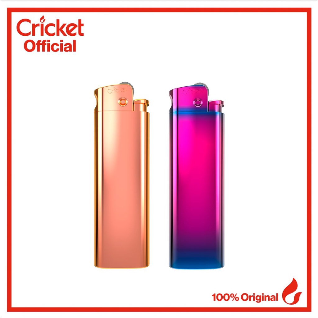 Cricket Deluxe Metal Lighter (2 Pack) | Shopee Malaysia