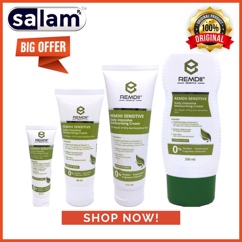 [READY STOCK!!!] REMDII SENSITIVE DAILY INTENSIVE MOISTURISING CREAM ...