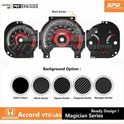 [PRE ORDER] Panel Instrument Cluster Speedometer Meter Custom Honda ...