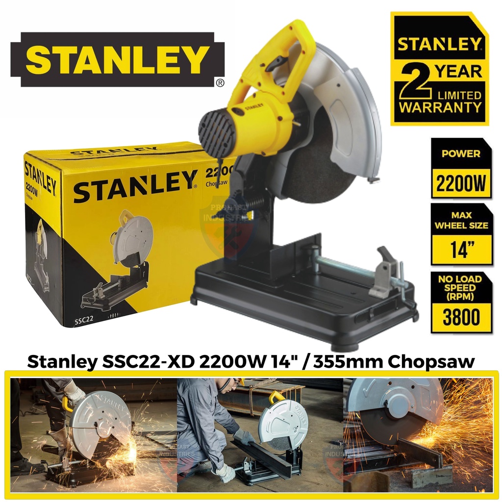 Stanley SSC22-XD 2200W 14" / 355mm 3800rpm Chopsaw ( SSC22 ) machine ...