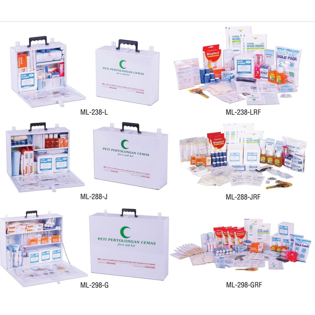 OSHA First Aid Kits - LARGE(Box A), JUMBO(Box B) & GIANT (Box C ...