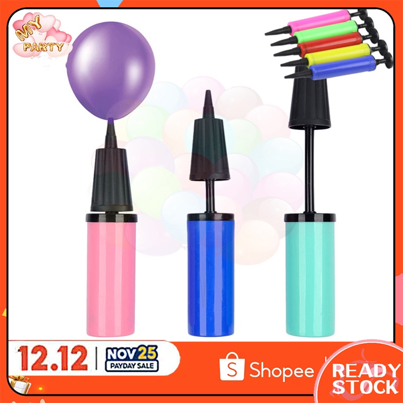 Large Hand Pump Mini Balloon Hand Pump Inflator Big Colorful Hand Held ...