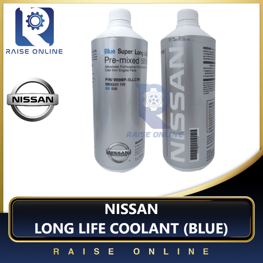 ORIGINAL NISSAN COOLANT 1L 1LITRE (BLUE) PRE-MIX 999MP-SLLC1N SUPER ...