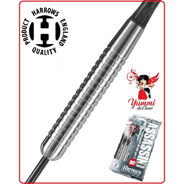 Harrows Dart - Steel Tip - Tungsten 80% - Assassin 25G | Shopee Malaysia Harrows Dart - Steel Tip - Tungsten 80% - Assassin 25G | Shopee Malaysia