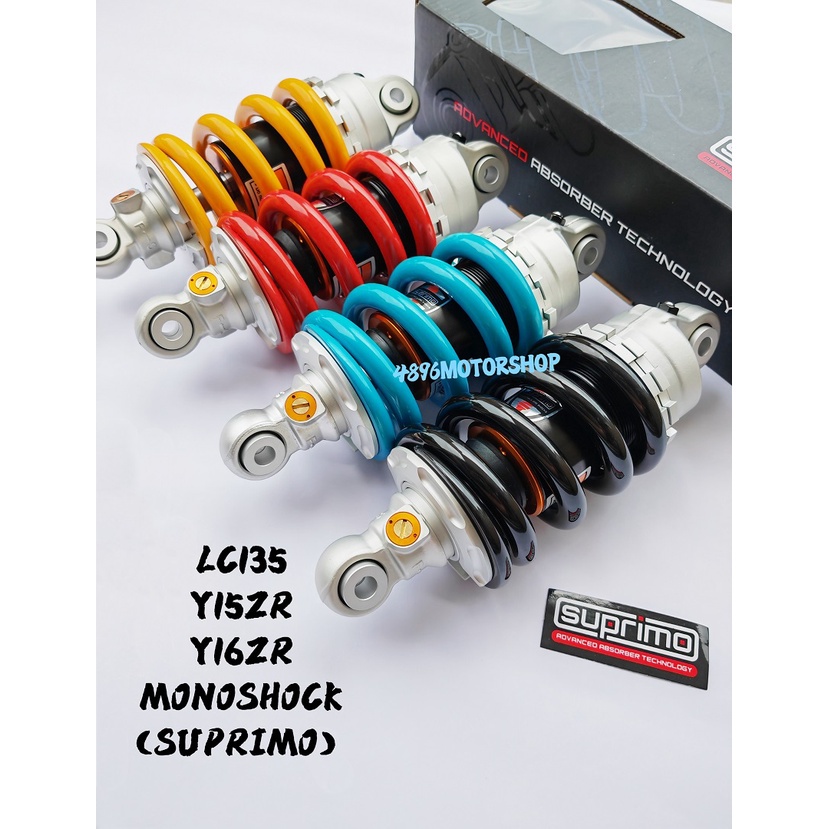 [ SUPRIMO ] YAMAHA LC135 Y15ZR V1 V2 Y16ZR LC 135 Y15 Y16 ADJUSTABALE RACING REAR MONOSHOCK MONO ...