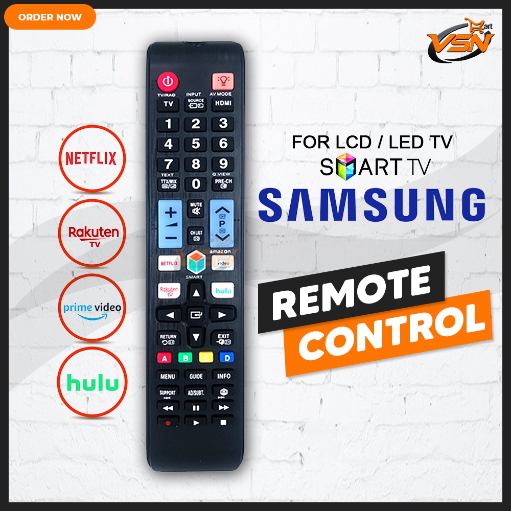 SAMSUNG LED/LCD Smart TV/PLASMA Remote Control Replacement (RM-D1078V ...