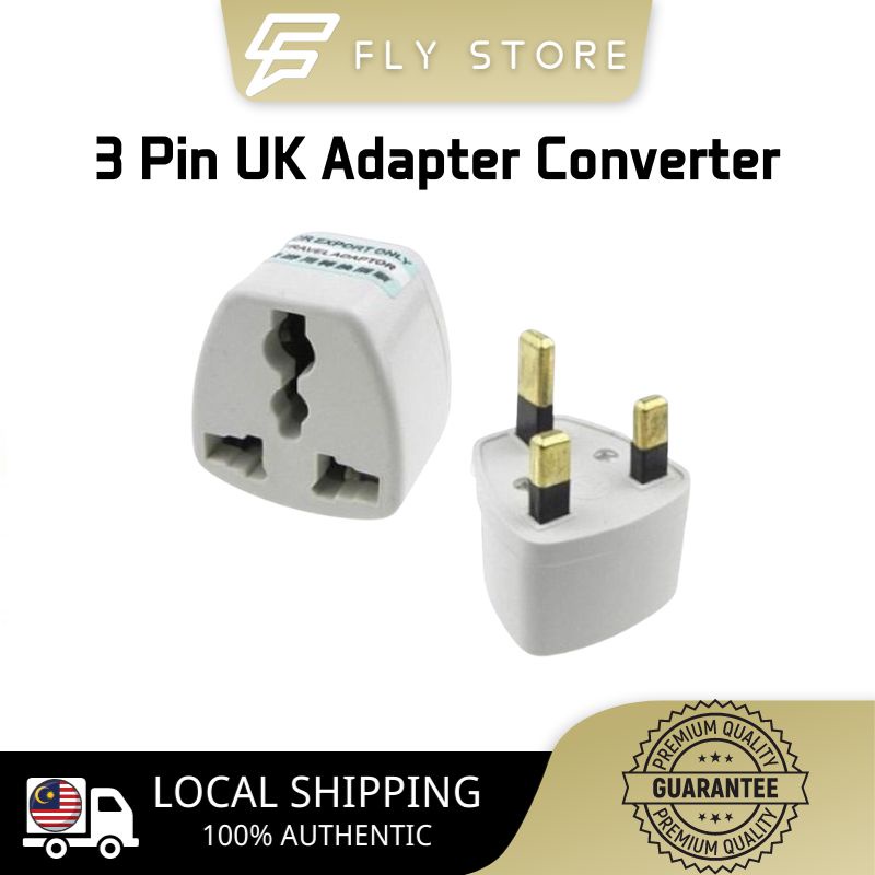 3 Pin Adapter Converter Travel UK Plug Socket China to Malaysia Plug ...