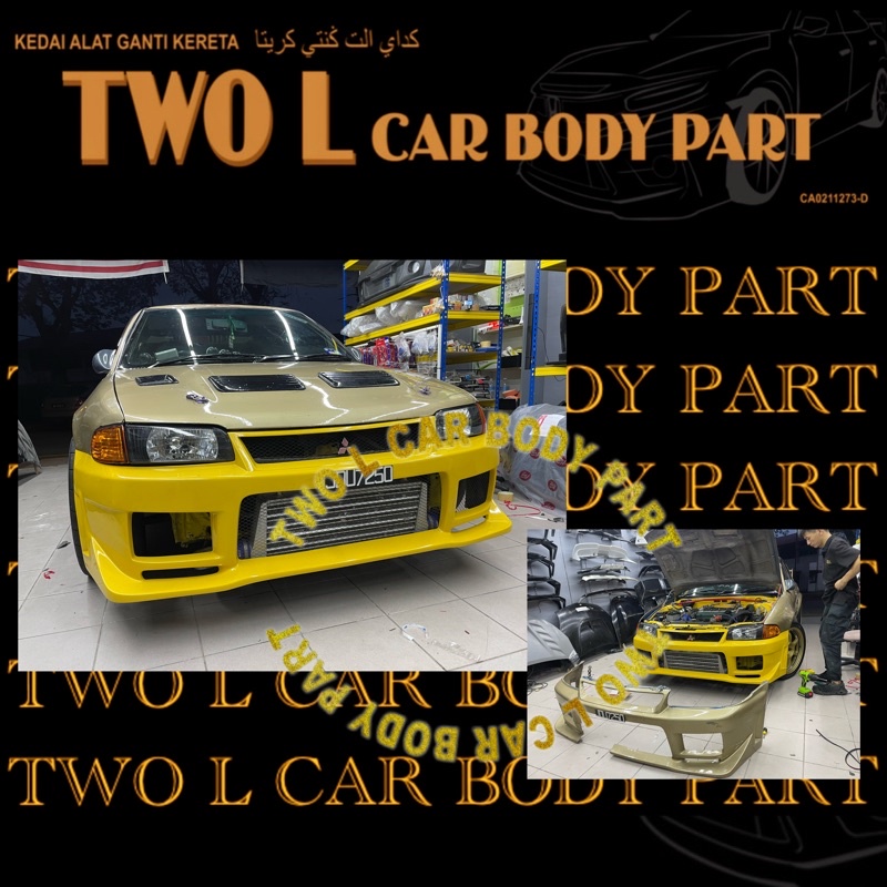 lancer evo 3 lamp front bumper model kansai frp | Shopee Malaysia