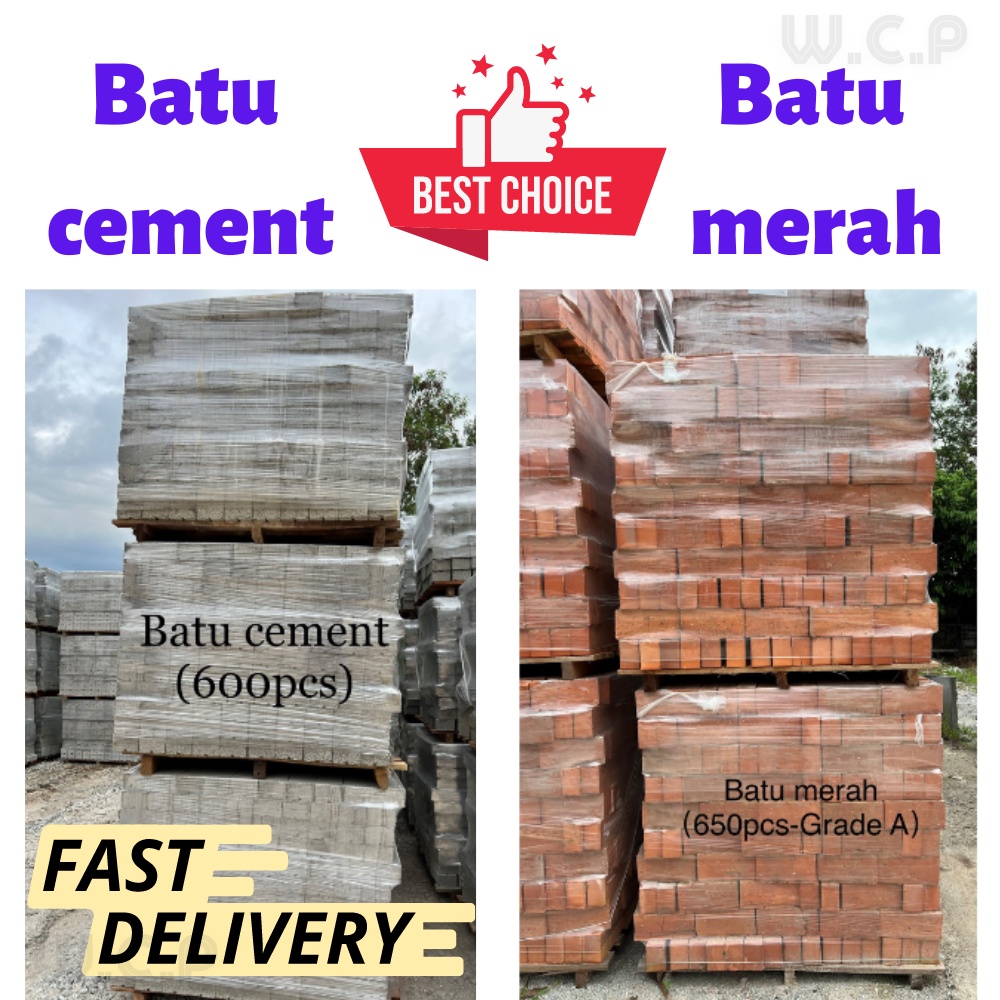 Red Brick,Cement Brick,Batu Bata Merah,Batu Bata Pasir | Shopee Malaysia