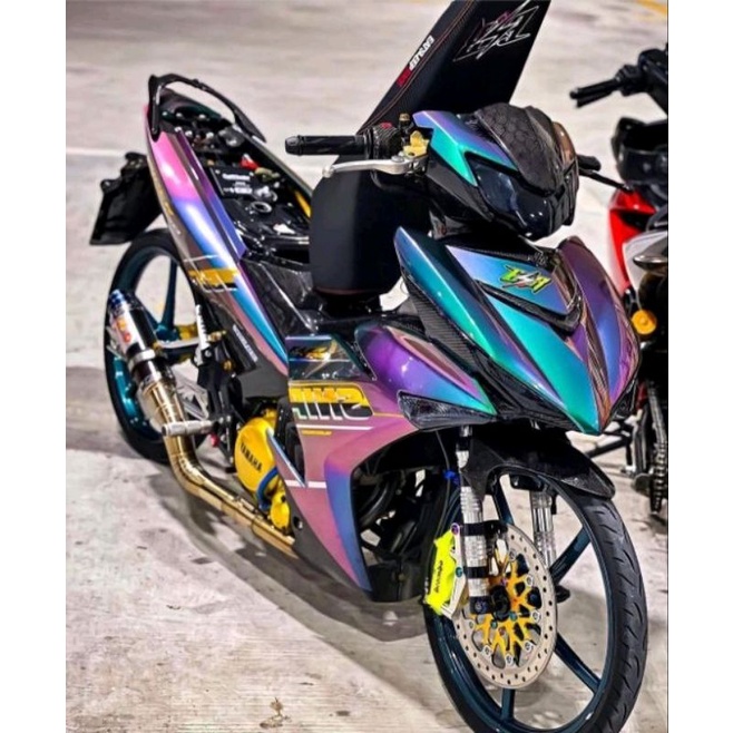 COVERSET Y15 V1/V2 PURPLE CHAMELEON SNIPER GOLD CHROME CUSTOM🔥 | Shopee ...