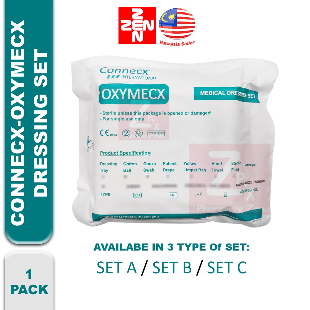 Connecx-Oxymecx Dressing Set(1pack)(NO forcep/1 forcep/3 forceps ...