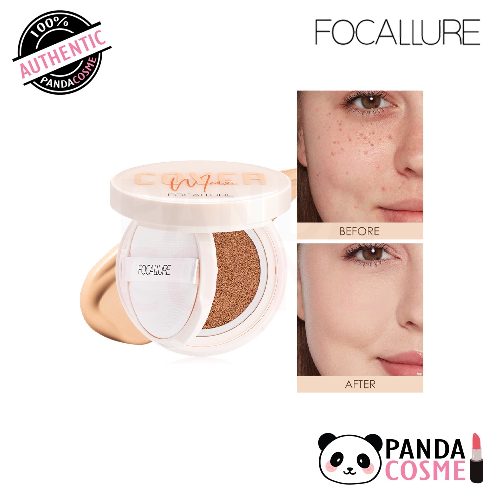 FOCALLURE [FA-162] Covermax Longlasting Cushion Foundation | Shopee ...