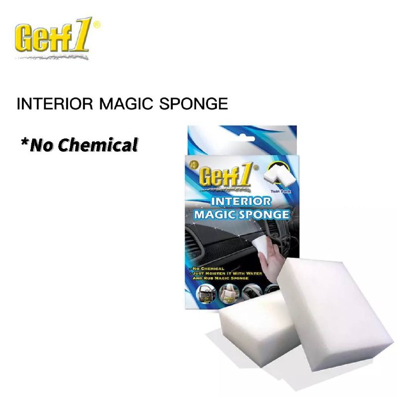 Getf1 Auto Care Interior Magic Sponge (Twin Pack) | Shopee Malaysia