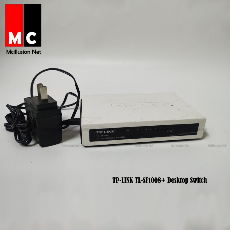 [USED] TP-LINK TL-SF1008+ Desktop Switch 8 port Home network switch ...