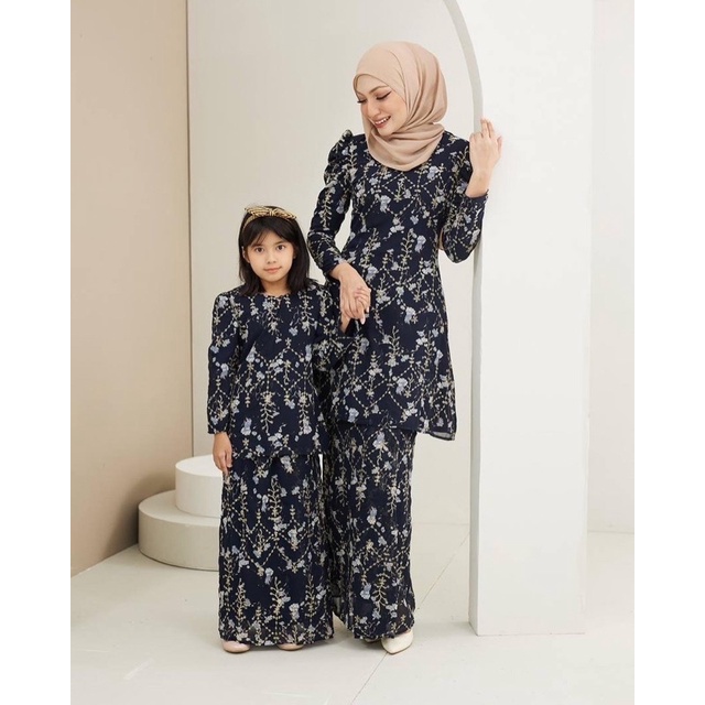 NERINNA PUFFY KURUNG Set Sedondon Ibu Anak Baju Kurung Ibu Anak Baju ...